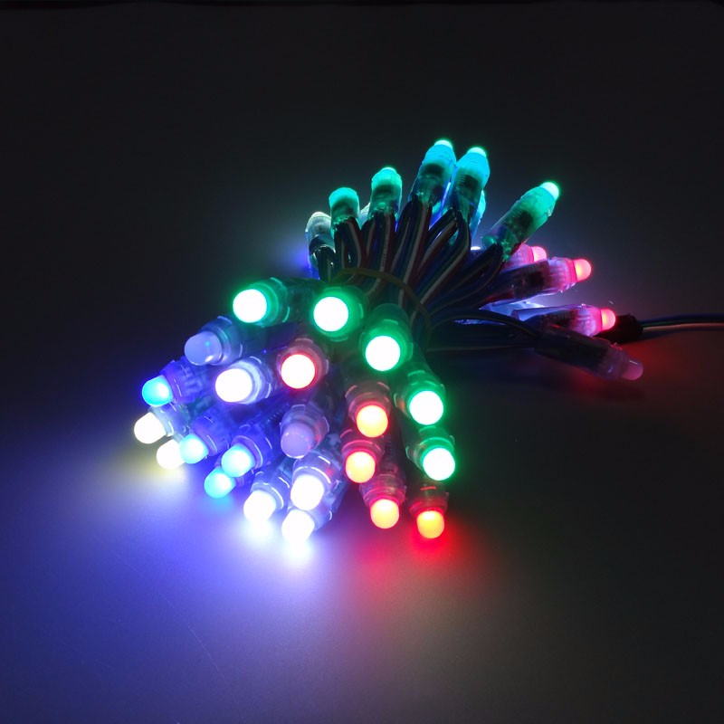12V GREEN WIRE Bullet Pixels w/ xConnect Pigtails - Pixel Paradise USA