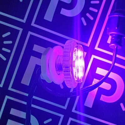 12V 9-LED RGB 35mm Puck Light JST + xConnect - Pixel Paradise USA
