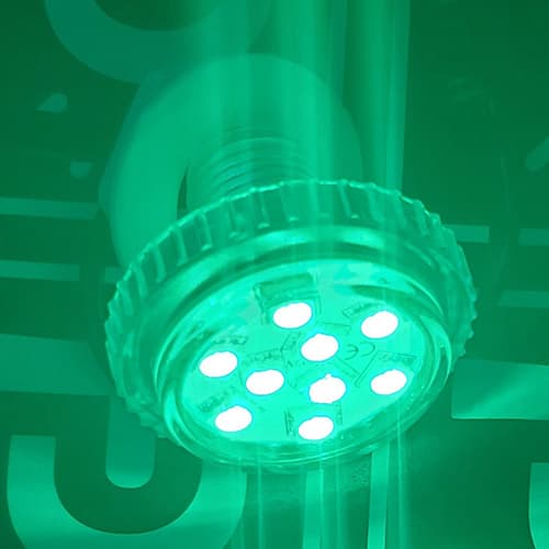 UPDATED 12V 9-LED RGB 35mm "Puck" Light JST + xConnect - Pixel Paradise USA