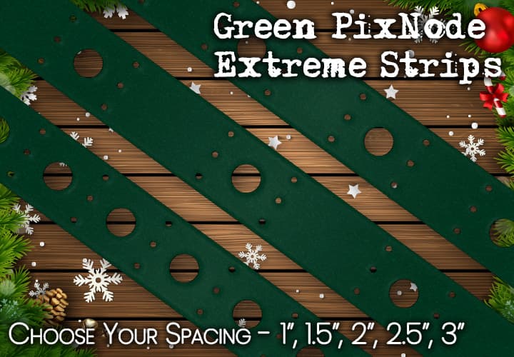 PixNode Extreme Mega Tree Strips GREEN - Pixel Paradise USA