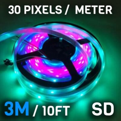 SD 12V WS2815 3 Meter (10 ft) LED Strips IP68 (xConnect) - Pixel ...