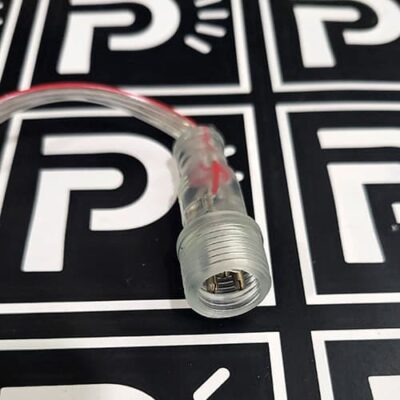 8 Inch FLAT Clear Wire xConnect Pigtail - Male - Pixel Paradise USA
