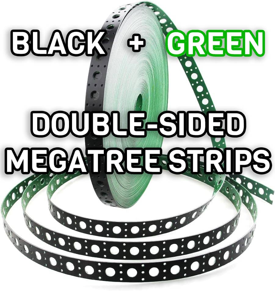 Mega Tree Mounting Strip (50M) DOUBLE-SIDED Black + Green - Pixel ...